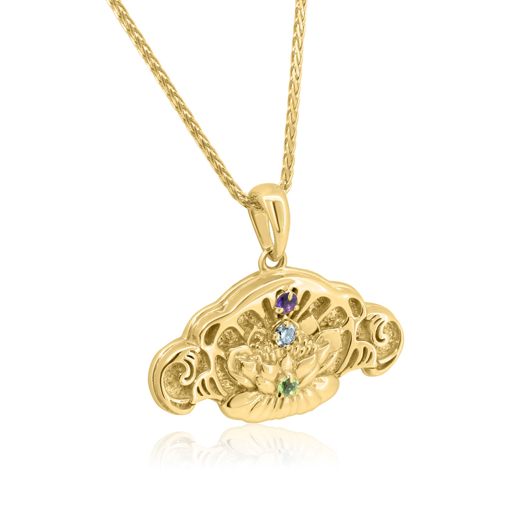 Lotus Flower Necklace – Oracle Healing